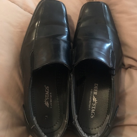 Deer Stags | Shoes | Mens Deer Stags Black Slip On Loafers 8m | Poshmark